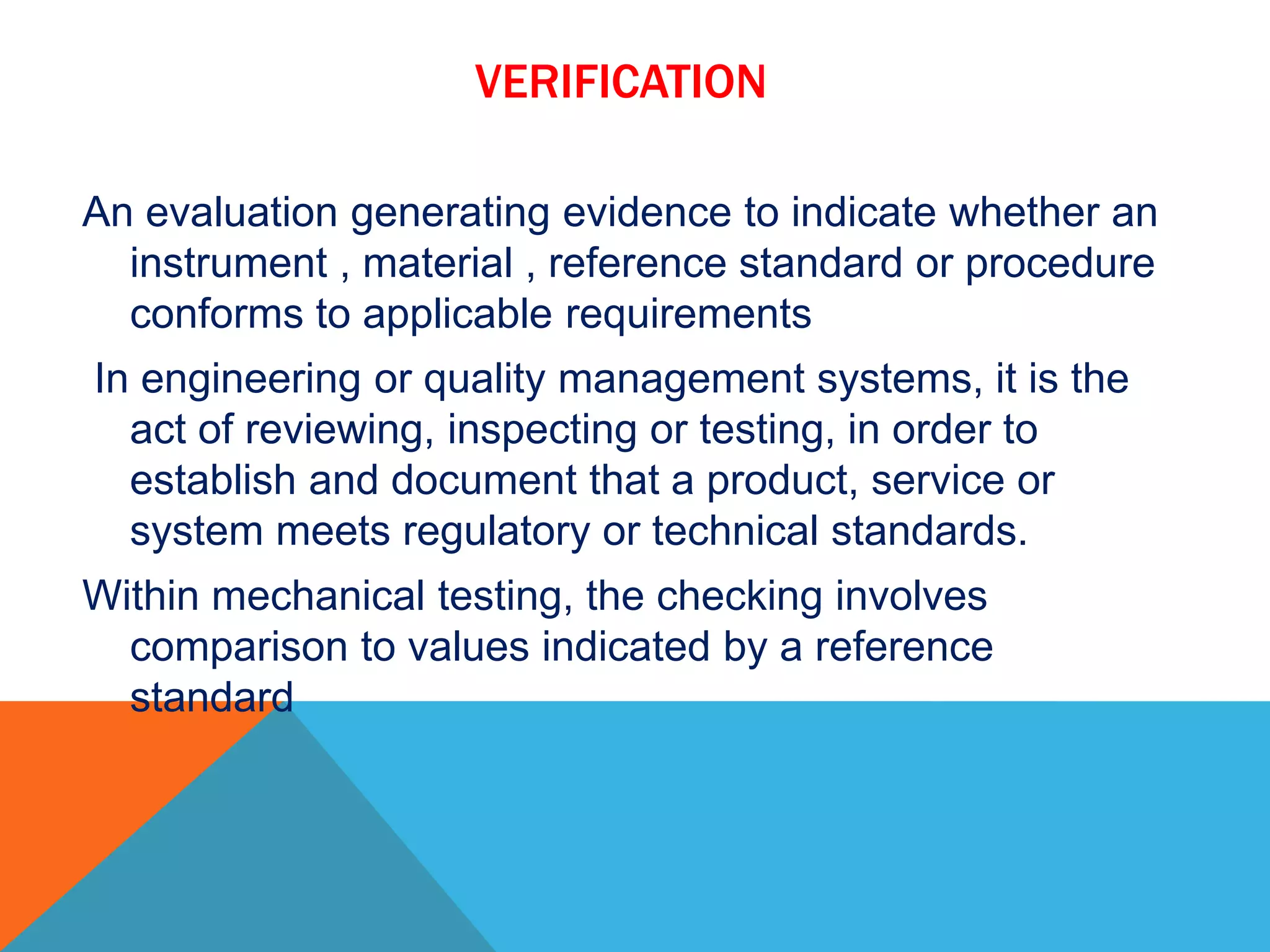 ASTM E6 : MEASUREMENT & CALIBRATION | PPTX