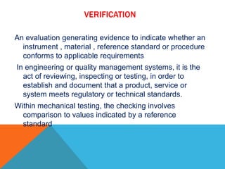 ASTM E6 : MEASUREMENT & CALIBRATION | PPTX