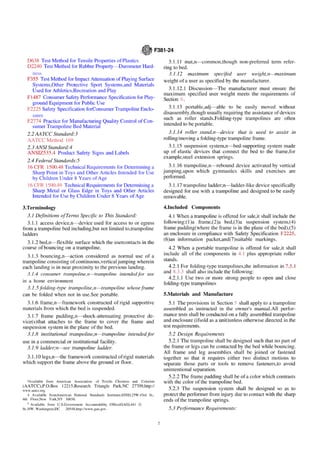 ASTM F381-24 Standard Safety Specification for Components, Assembly, Use, and Labeling of ...