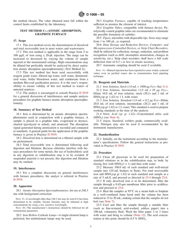 ASTM_Fe_D1068.pdf | Chemistry | Science