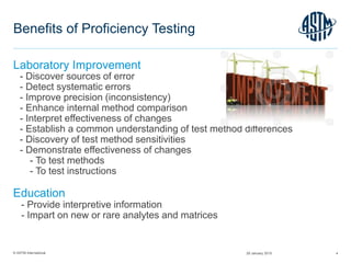 Understanding The Process and Benefits of Proficiency Testing - Steve ...