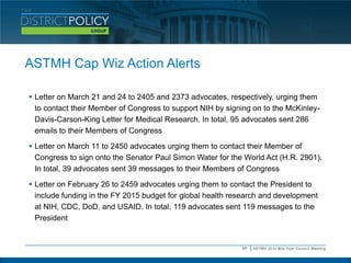 ASTMH Advocacy Update - May 2014 | PPTX | Infectious Diseases ...