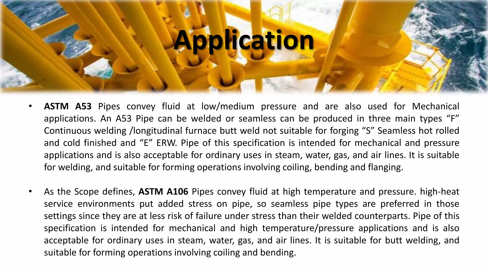 ASTM International's Introduction, Histroy of development and ASTM A-53 ...