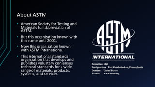 ASTM Standard on Apparel | PPTX