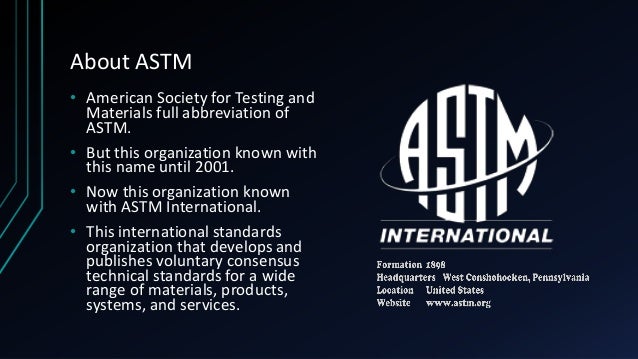 ASTM Standard on Apparel
