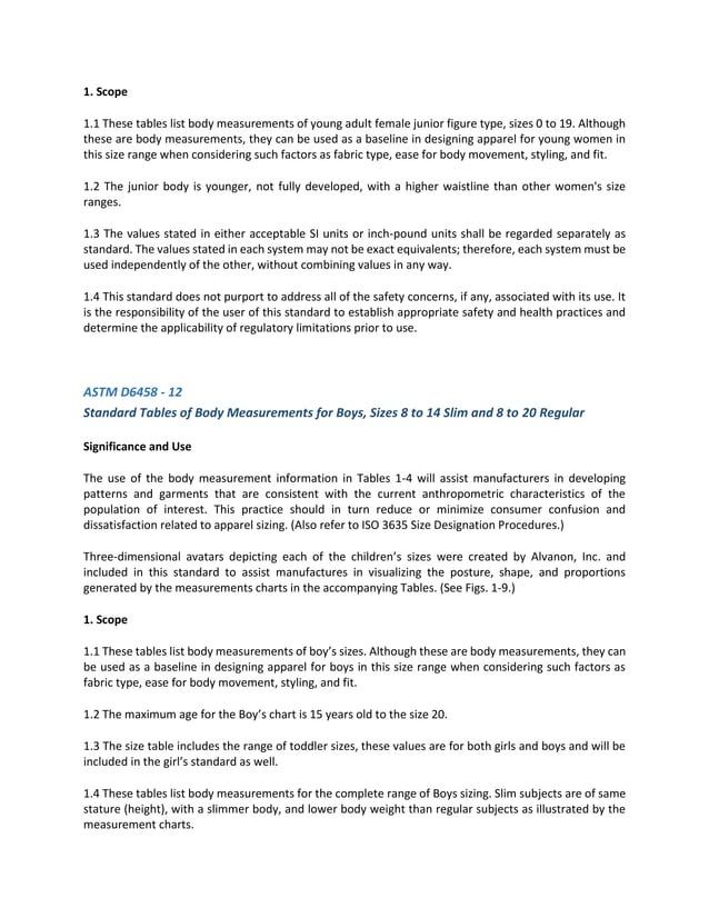 Astm standard on apparel (Source Copy) | DOCX | Women\'s Outerwear ...
