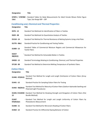 Astm standard on apparel (Source Copy) | DOCX