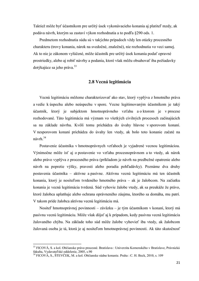 Účastníci občianskeho súdneho konania | PDF