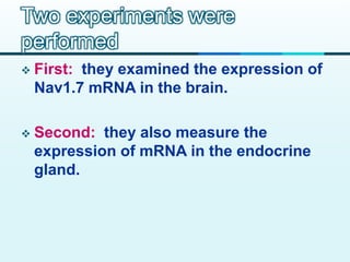 A stop codon mutation in scn9a causes lack of pain sensation | PPT