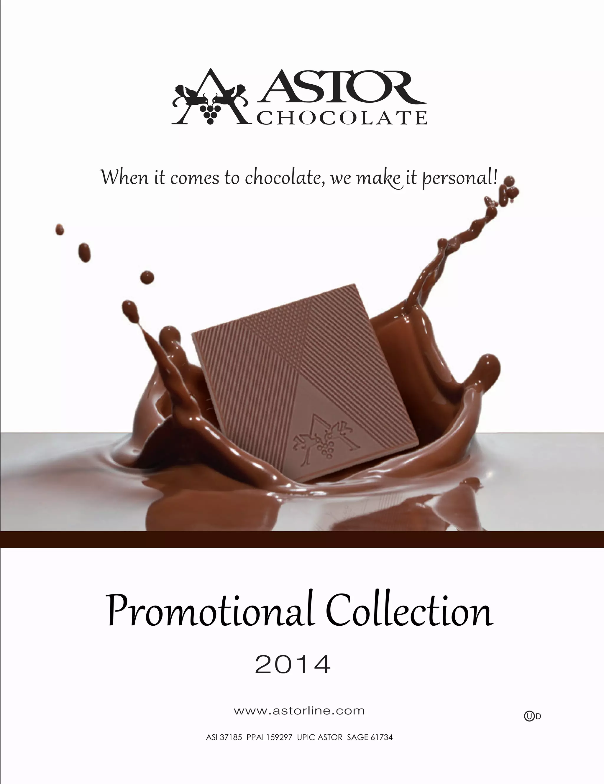 Astor Chocolate 2014 Promotional Collection | PDF