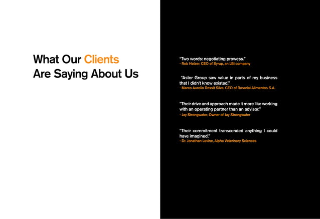 Astor Group - Corporate Brochure - English | PDF | Private Equity ...