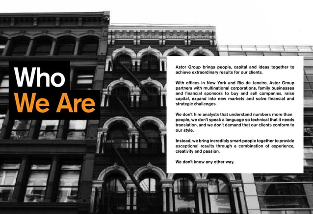 Astor Group - Corporate Brochure - English | PDF | Private Equity ...