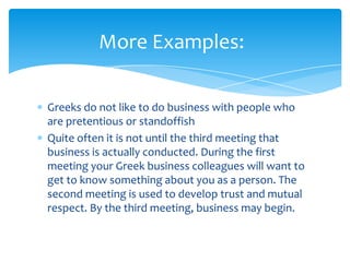 Greek Businesses | PPTX