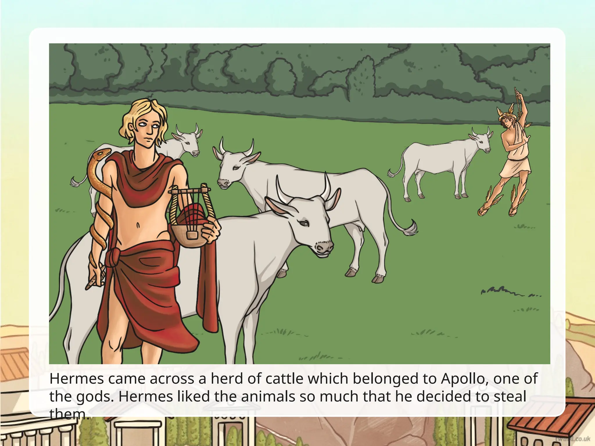 A Story About Hermes and Apollo Powerpoint.ppt