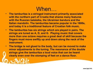 A story about tamburitza | PPT