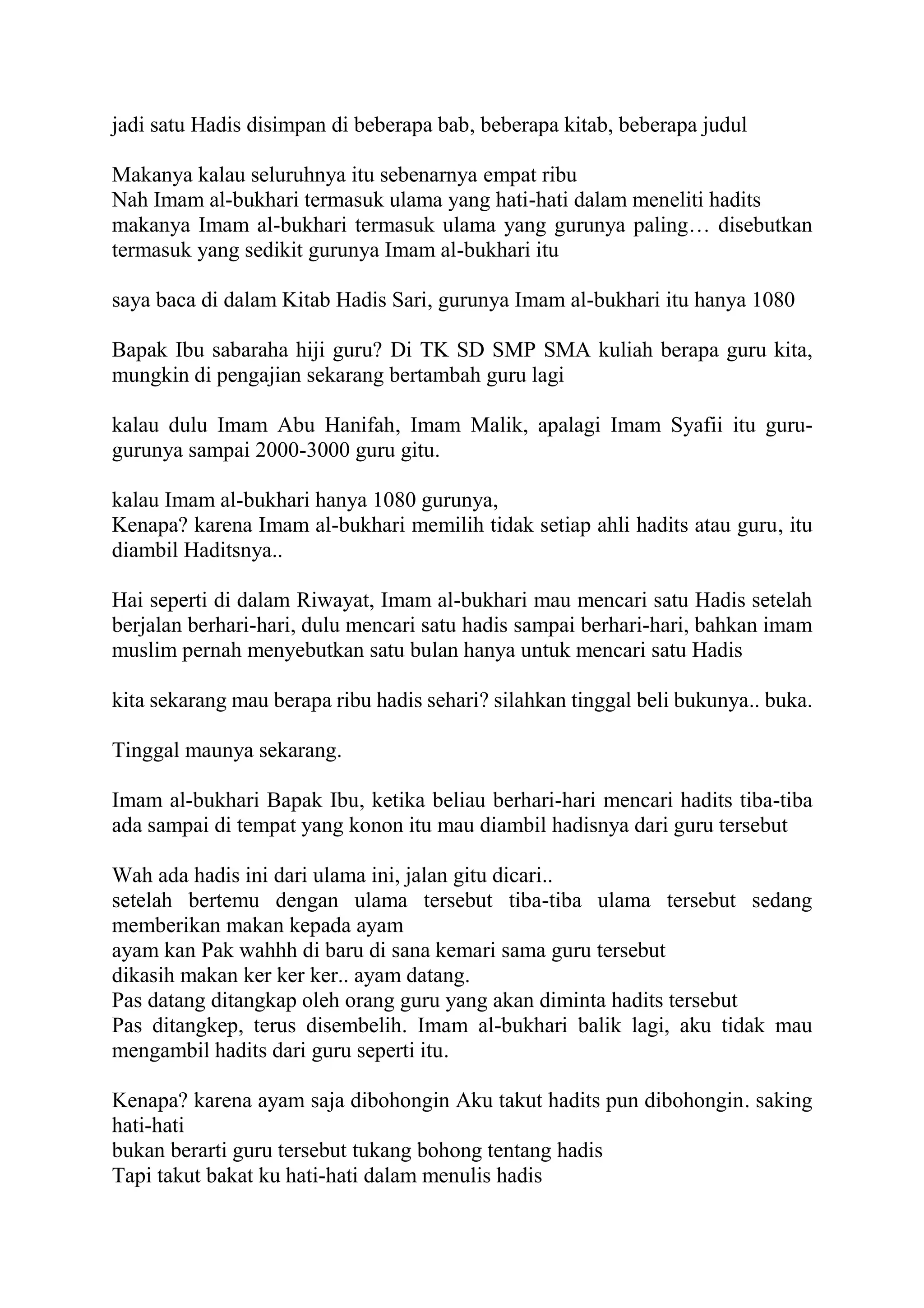 Sejarah Umar Bin Khattab Menjadi Khalifah Docx