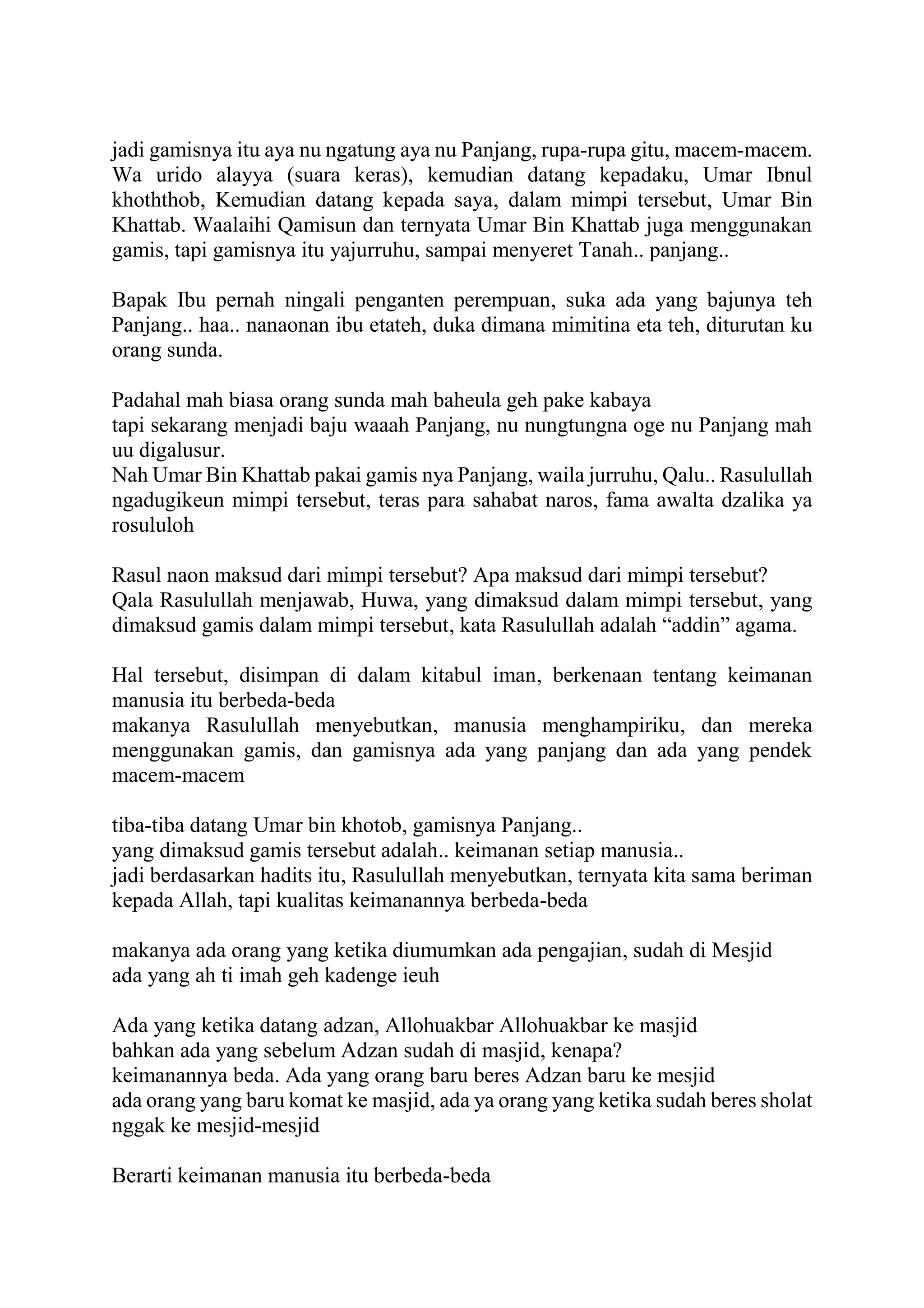 Sejarah Umar Bin Khattab Menjadi Khalifah Docx