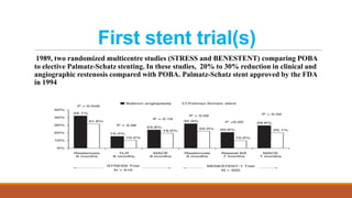 The story of coronary stent | PPTX