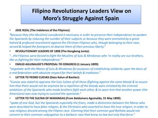 A Story of Mindanao and Sulu in Question and Answer: Book Report | PPTX