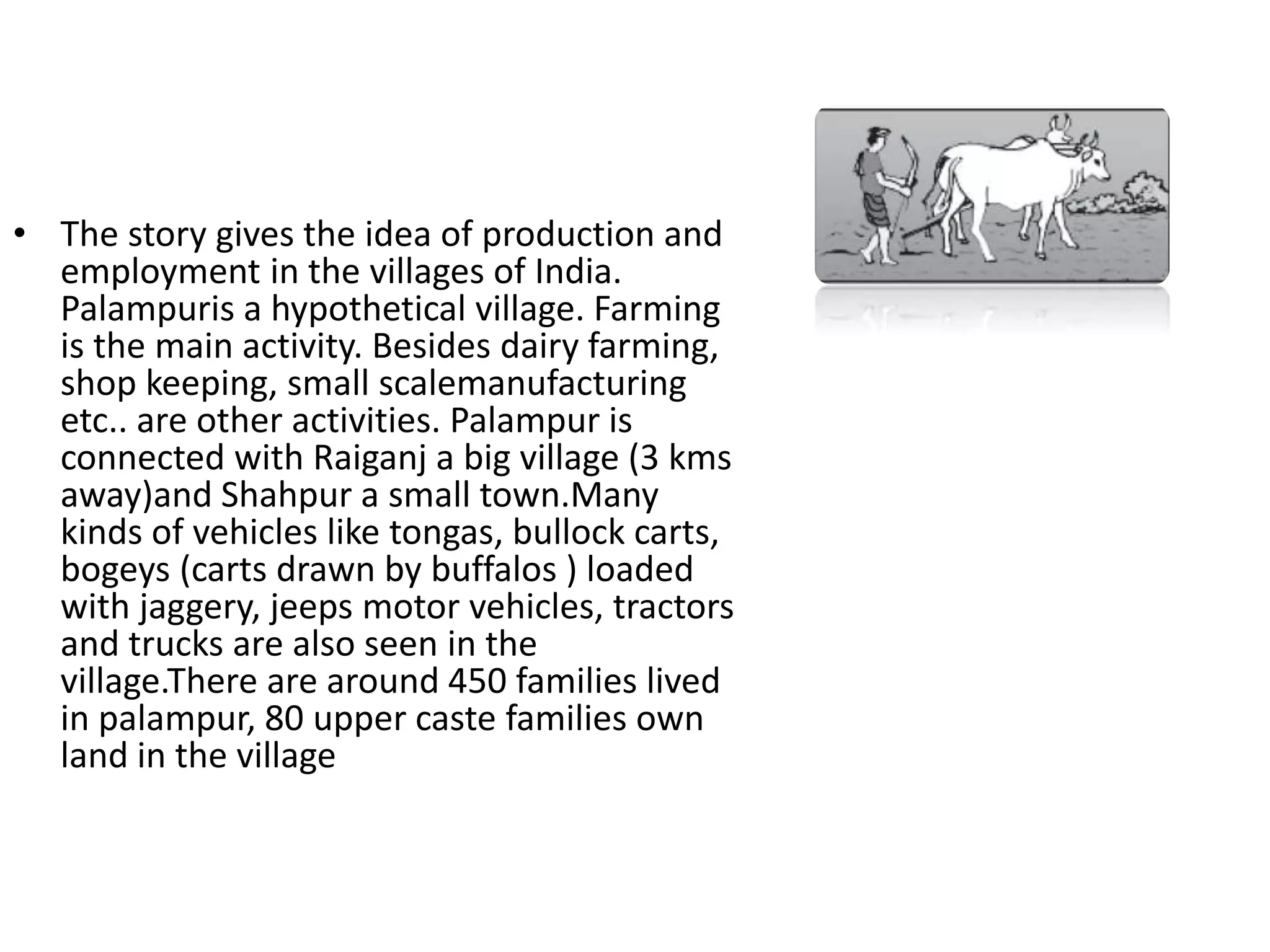 A story of village palampur | PPTX