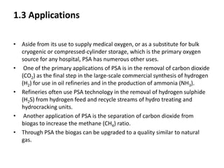 Advance Seperation Technique : PSA System | PPTX