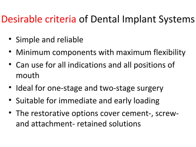Astra Dental Implant System | PPT