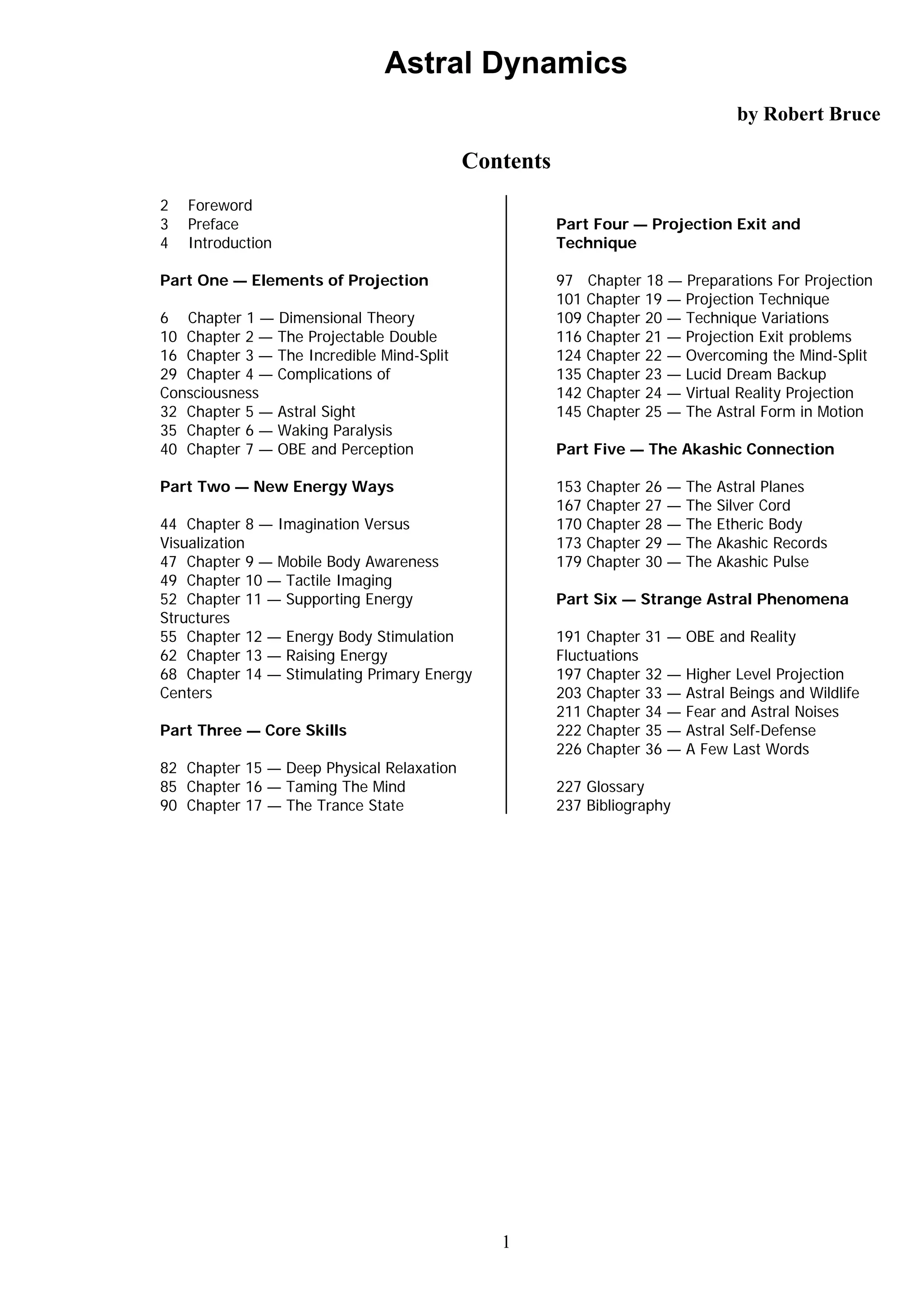 Astral dynamics | PDF