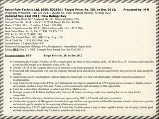 Astral Poly Technik Jan2011 Updated Sep2011 | PDF