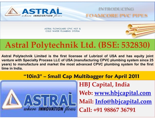 Astral Polytechnik Ltd | PDF | Agriculture | Industries