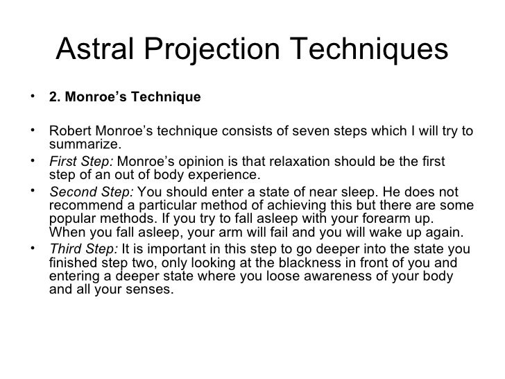 Astral Projection Techniques Astral Projection Techniques