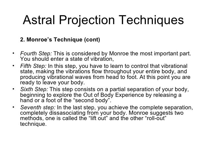 Astral Projection Techniques Astral Projection Techniques