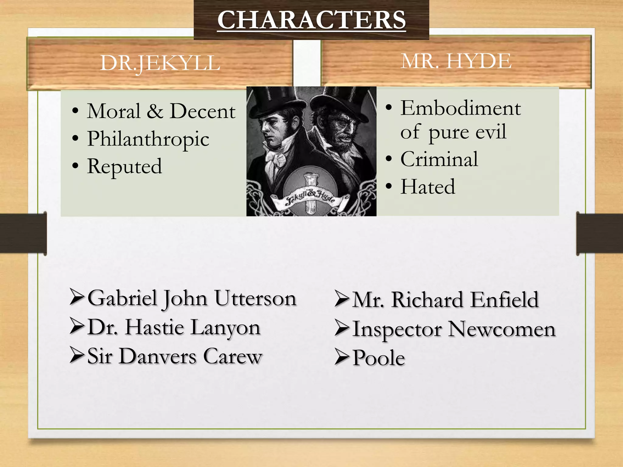 A Strange Case of Dr Jekyll and Mr. Hyde | PPTX