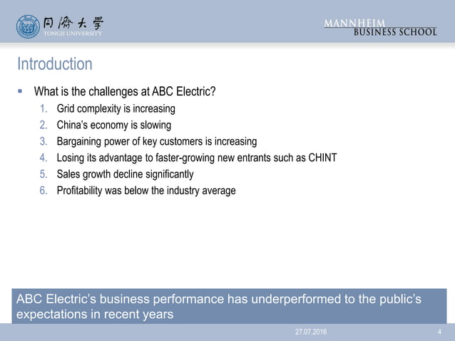 A strategic analysis of abc electric | PPT