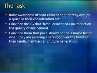 A strategic presentation for Scan Cement | PPTX