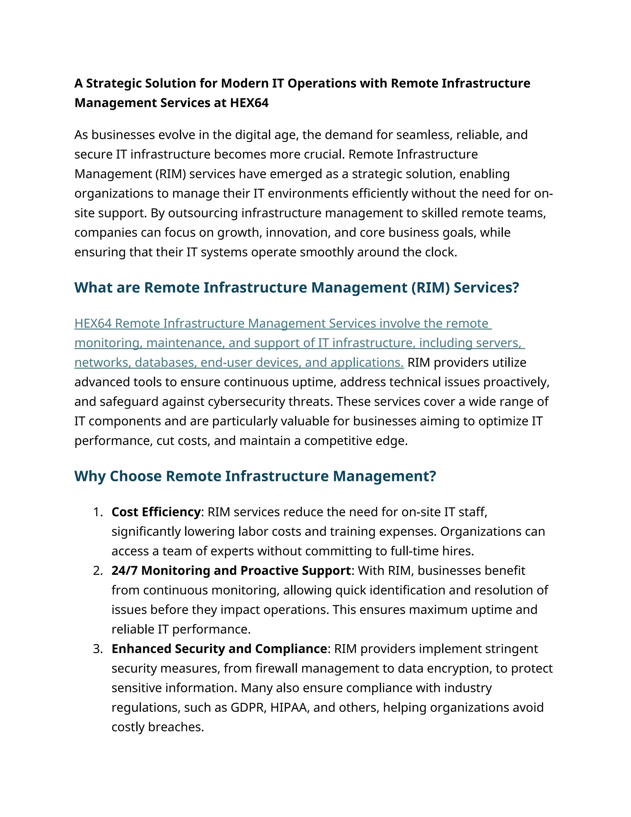 A Strategic Solution for Modern IT Operations with Remote ...