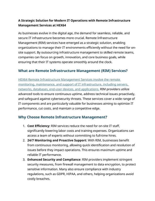 A Strategic Solution for Modern IT Operations with Remote ...