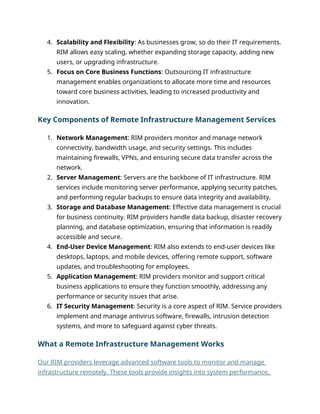 A Strategic Solution for Modern IT Operations with Remote Infrastructure Management Services at ...