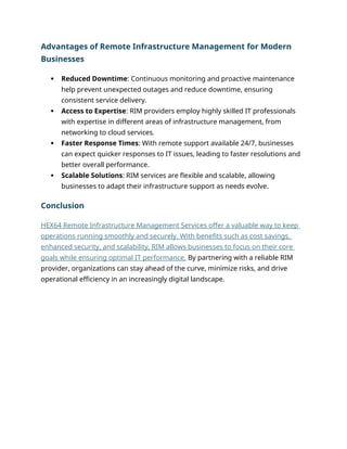 A Strategic Solution for Modern IT Operations with Remote ...