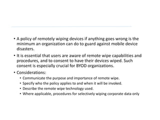 A strategic view of mobile device management | PPTX