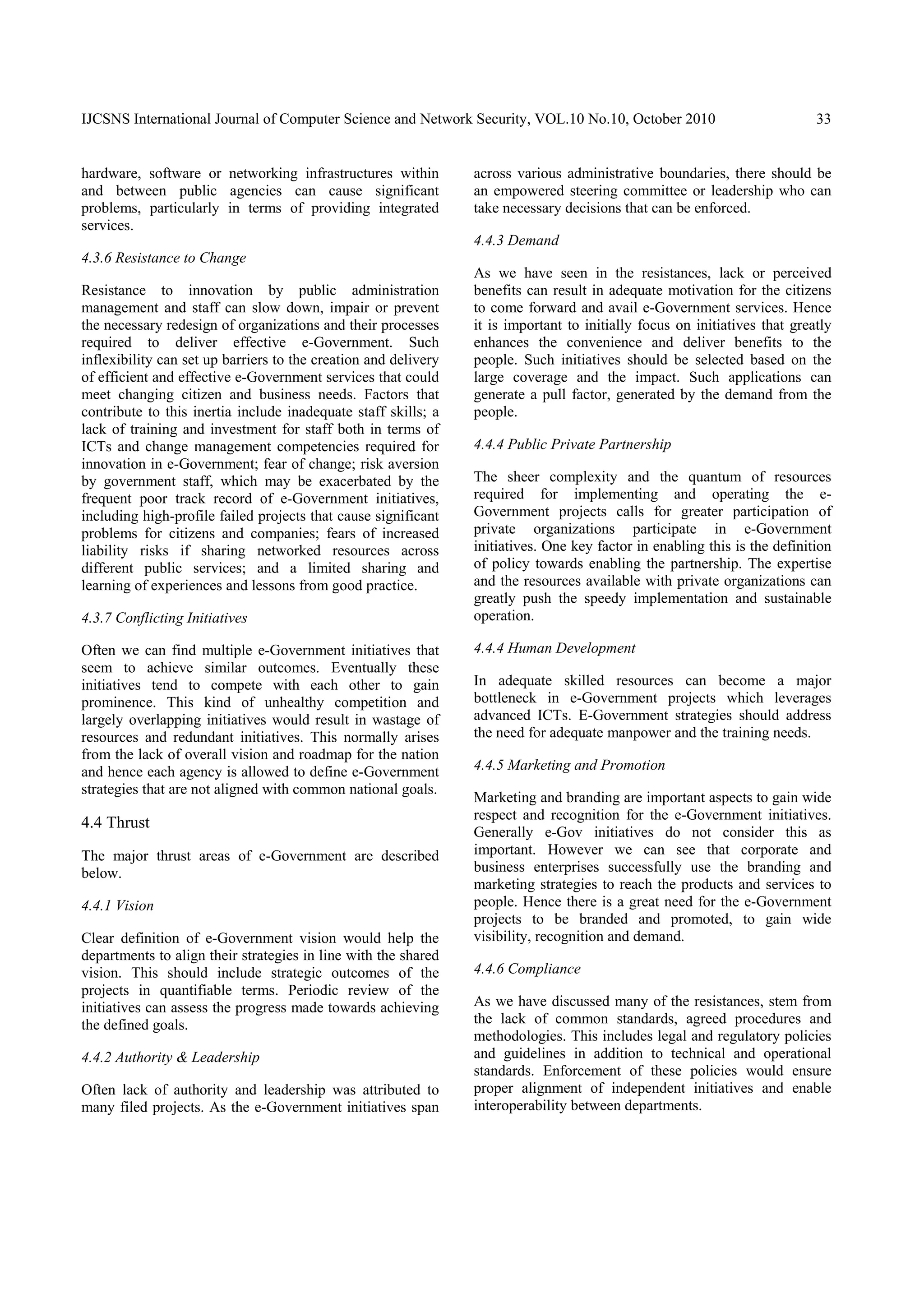 A strategy framework for the risk assessment and mitigation for large e-Government projects | PDF