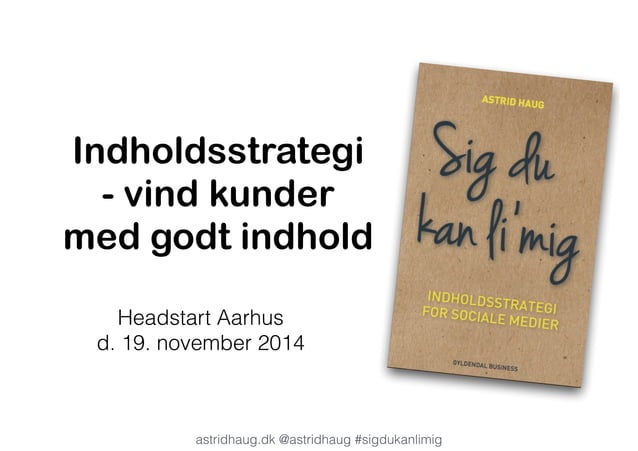 Headstart Morgenseminar: Astrid Haug | PPT