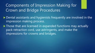 Astrigents and Gingival Retraction, Digital Impressions, Inelastic ...