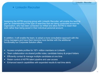 Astri linkedin presentation | PPT