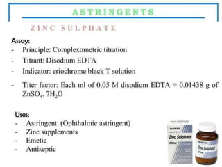 Astringents | PDF
