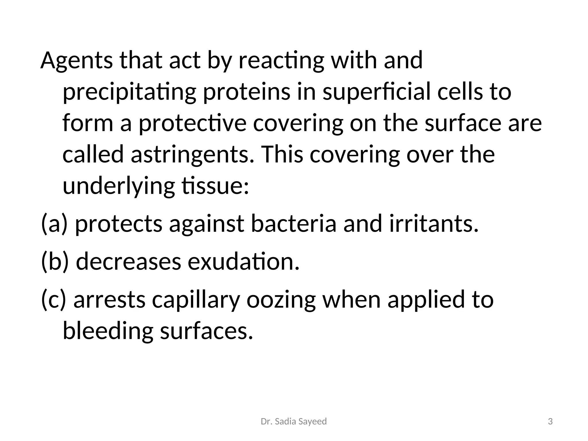 ASTRINGENTS [Autosaved].ppt............. | PPT