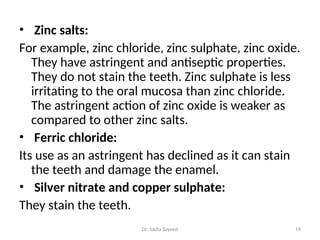 ASTRINGENTS [Autosaved].ppt............. | PPT