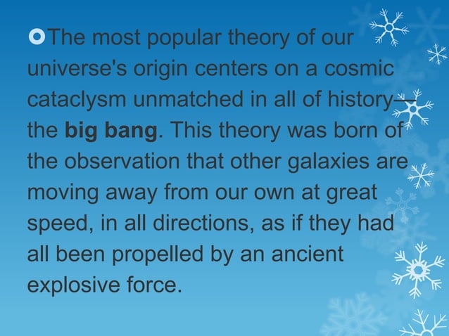 Astronomy big bang theory | PPTX | Physics | Science