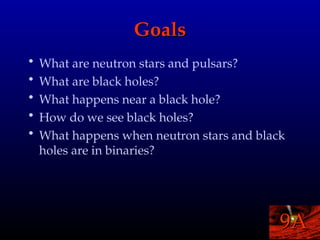 Black hole, supernova magic, neutron stars | PPT