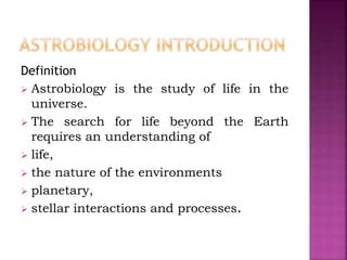 Astrobiology.pptx