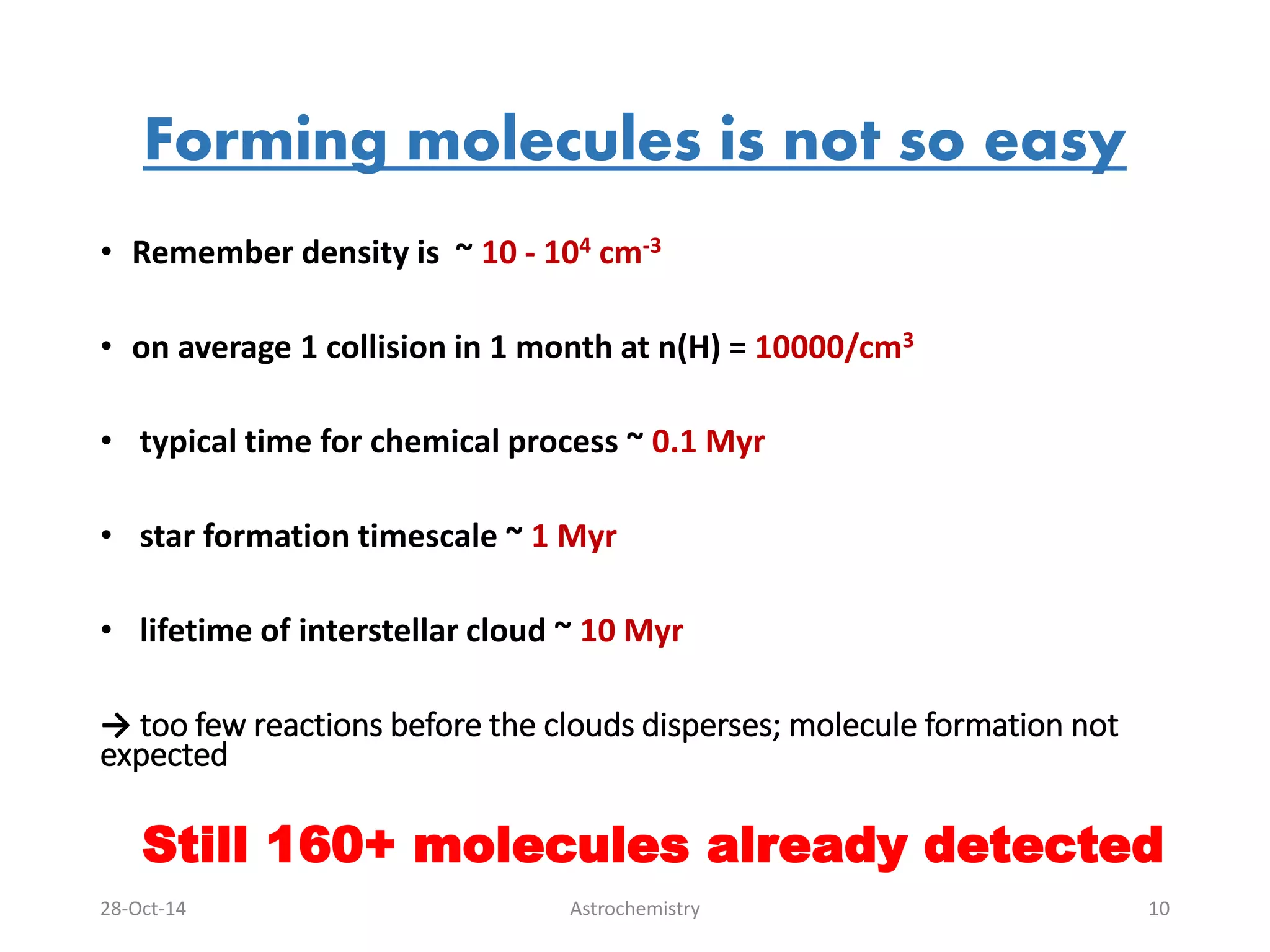 Astrochemistry | PPTX